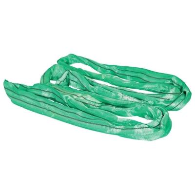 China Heavy Duty Polyester Round Sling 6000kg Capacity 1.6m Length with 6:1 Safety Factor for Industrial Lifting for sale