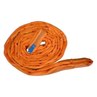 China OEM 30 Ton Polyester Round Webbing Sling 86mm Diameter for Lifting for sale