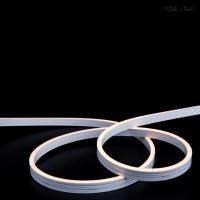 China 4 *10mm Slim Silicone Neon Strip Ra90 24V Side Bend IP67 Outdoor LED Neon Rope Light for sale