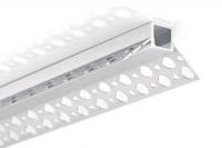 China 13mm IP20 LED Linear Light Corner Recessed Trimless Led Aluminium Profile for sale