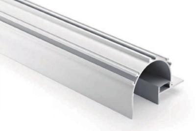 China 101*67mm Silver LED Aluminium Profile For Architectural Cove Lighting for sale
