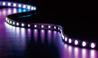 China SPI Digital SMD 5050 RGB LED Strip DC24V 14.4W 10mm RGBIC LED Strip Lights for sale