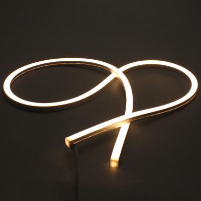 China 16*16mm Side Emitting IP67 Waterproof Silicone Neon Strip Light 24V LED Neon Flex for sale