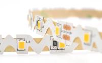 China 12V 24V 6mm 8mm 2835 Zig-Zag Flex Strip Lights S Shape Bendable Flexible LED Strip for sale