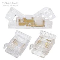 China 3 Pin 10mm Transparent SMD LED Strip Connectors PCB To Wire Quick Connection for sale