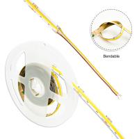 China 10mm CCT COB LED Strip Light 640Chips/M Tunable White Adjustable Led Light Strip for sale