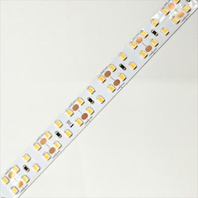China Double Row DC24V 15mm Width Flexible LED Strip Bright White led flexible ribbon for sale