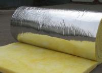 China Width 600/1200mm Glass Wool Insulation Material Heat Resistant for sale