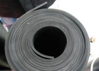 China Nontoxic Waterproof Sponge Foam Board , Grey Soundproofing Rubber Sheets For Walls for sale