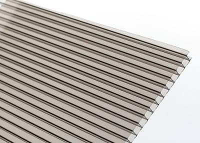 China Flame Retardant PC Hollow Board , Multifunctional Greenhouse Roof Panels for sale