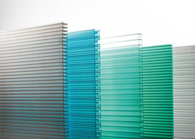 China Heat Resistant Roofing Polycarbonate Sheet Double Wall For Greenhouse for sale