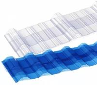 China Nontoxic Polycarbonate Corrugated Roofing Sheets Weatherproof Multicolor for sale