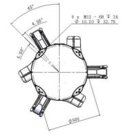 China High-speed QS-D-C 350 400 Delta Robot for High-precision and Heavy-duty Domain for sale