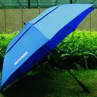 China 190T Pongee Fabric 8 Ribs Windproof Golf Umbrella With 60 Inch Canopy for sale