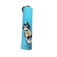 China Water-repellent 3-Fold Umbrella with Steel Frame and Custom Printing for Brand Promotion for sale