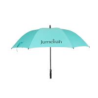 China 130cm Automatic Golf Umbrellas Fiberglass Frame With Ergonomic Rubber Grip Handle for sale