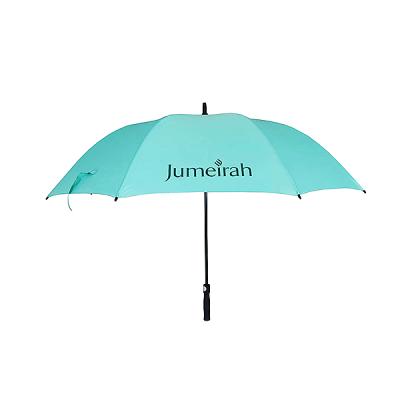China 130cm Automatic Golf Umbrellas Fiberglass Frame With Ergonomic Rubber Grip Handle for sale