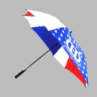 China Custom 30-inch Square Golf Umbrella with Fiberglass Frame and Automatic Open Mechanism for sale