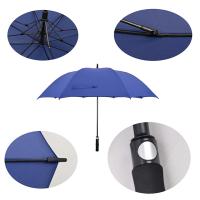 China Automatic Wind Resistant Golf Umbrella 60 Inch With 190T Pongee Fabric for sale
