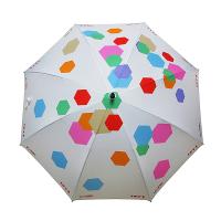 China Manual Open Walking Umbrella 60 Inch Golf Umbrella With Long Wooden Handle for sale