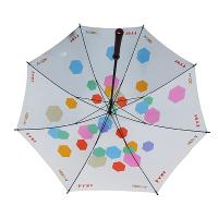 China Manual Open Walking Umbrella 60 Inch Golf Umbrella With Long Wooden Handle for sale