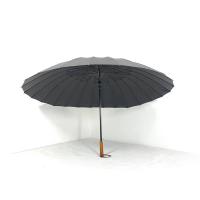 China Luxury 24 Ribs Straight Walking Umbrellas Automatic Open 120cm Canopy Umbrellas for sale