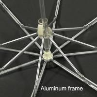 China Ultra Lightweight Grey Promotional Umbrellas 180g Aluminum Frame for sale