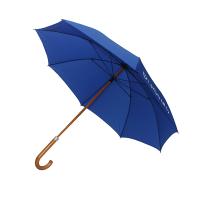 China Wooden Shaft Promotional Umbrellas Lightweight Manual Open With Metal Ring Lock for sale