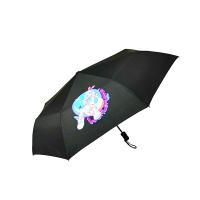 China Folding Automatic Open Umbrellas Lightweight Umbrella Gaming Gift 190T Pongee Fabric for sale