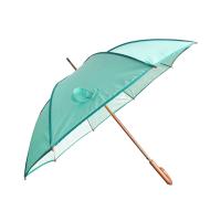 China 46 Inch Automatic Wooden Handle Umbrellas 8 Panel Wooden Pole Umbrellas for sale