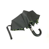 China Wooden handle 42 Inch Double Canopy Folding Umbrella for sale