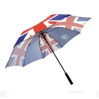 China British 130cm Custom Umbrella With Union Jack Logo Print for sale