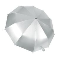 China Titanium Silver All Weather Folding Umbrella UV50+ Sun Rain Protection Umbrella for sale