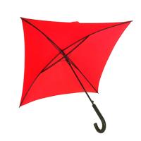 China 23 Inch 4 Panel Fashion Square Umbrella / Double Rib Umbrella for sale