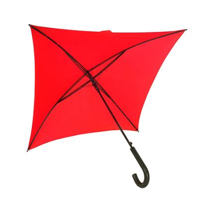 China 23 Inch 4 Panel Fashion Square Umbrella / Double Rib Umbrella for sale