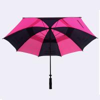 China Double Canopy Long Straight Manual Umbrella 30