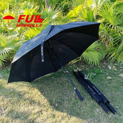 China Black Custom Logo Umbrella 120cm Premium Gift Edition for sale