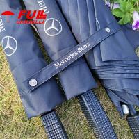 China Black Custom Logo Umbrella 120cm Premium Gift Edition for sale