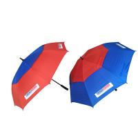 China Custom 30 Inch Golf Umbrella Wind Resistant Double Canopy 2 Tone Umbrella for sale