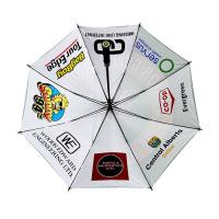 China Custom Logo 60 Inch Wind Resistant Golf Umbrella Double Layer Digital Printing Umbrella for sale