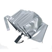 China Titanium Silver UV 50+ Compact Umbrella with 3-Fold Design for Travel and Daily Use for sale