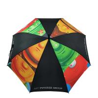 China Custom Sublimation Printed Promotional Umbrellas Automatic Opening Umbrella for sale