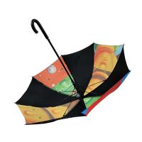 China Custom Sublimation Printed Promotional Umbrellas Automatic Opening Umbrella for sale