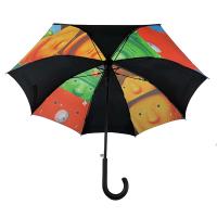 China Custom Sublimation Printed Promotional Umbrellas Automatic Opening Umbrella for sale