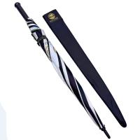 China Corporate Branded All Over Printed Golf Umbrellas 135cm Diameter 100cm Length for sale