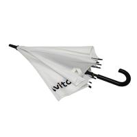 China Avito White Straight Umbrella With Long Handle 120cm Diameter for sale