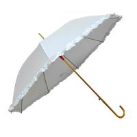 China Lady's Vintage Elegant White Lace Parasol Umbrellas Victorian Style Umbrella for sale