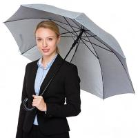 China Professional Women Business Umbrella 105cm Diameter Straight Handle Umbrella Waterproof for sale