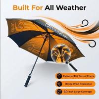 China Professional sports golf umbrella 60-inch automatic opening for sale