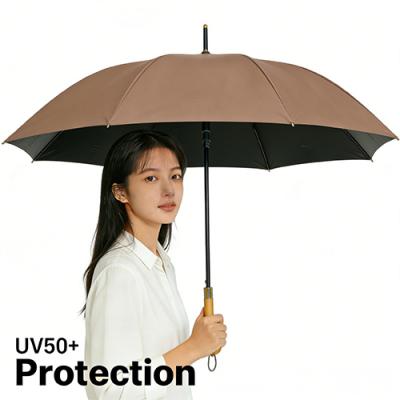 China UV50+ Sun Protection Umbrella with Windproof & Waterproof Design and Fiberglass Ribs for Ultimate Outdoor UV Shield for sale